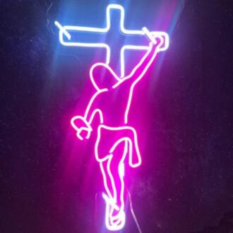 Shop our Jesus Saves neon signs, I found Jesus, Cross, and more other ...