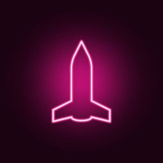 Get a fun neon rocket sign for your kid's room! Differently designed ...