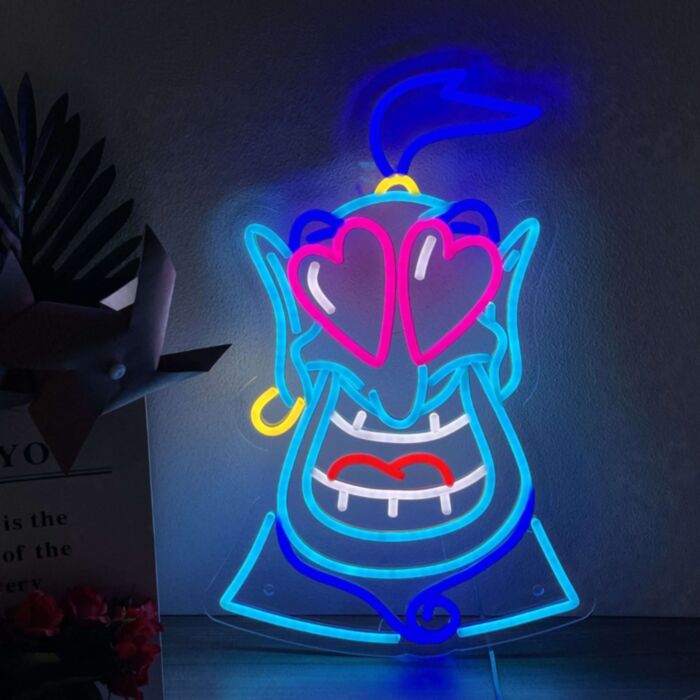 Aladdin Lamp God Neon Sign Game Room Wall Decor