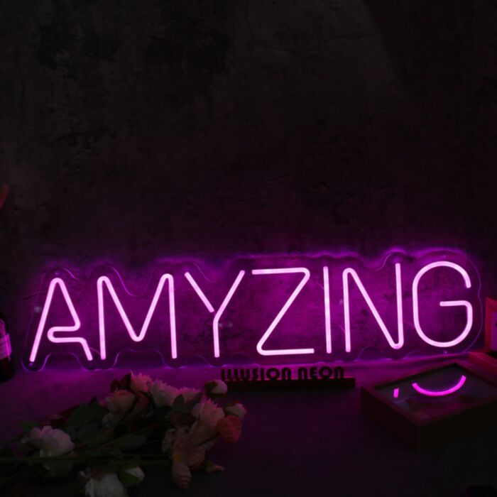 Amyzing Pink Neon Sign