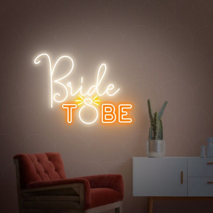 Bride To Be Led Neon Sign Wedding Backdrop Engagement Gift