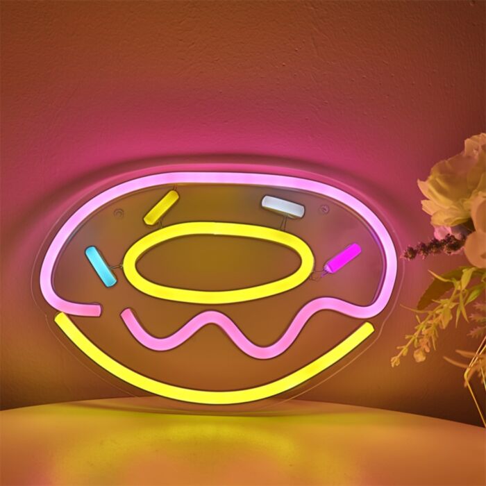 Cute Sweet Doughnuts Donuts LED Wall LED Neon Art Sign