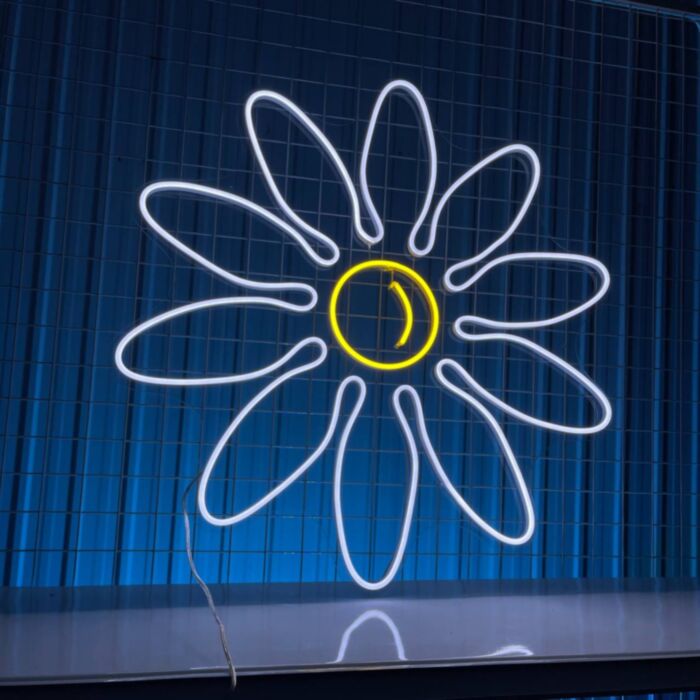 Daisy Flower Led Neon Sign Custom Daisy Neon Light Daisy Flower Led Sign