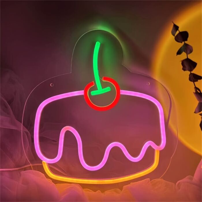 Delicious Cake LED Neon Sign Party
