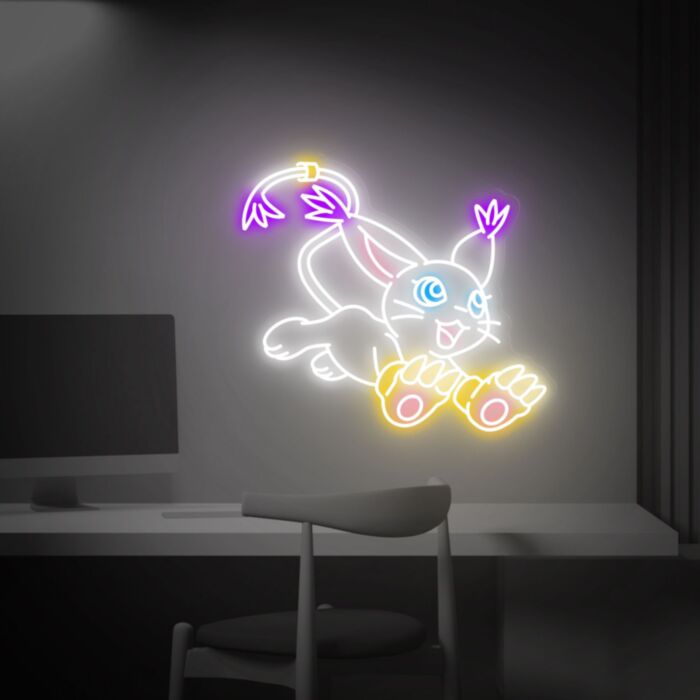 Digimon Tailmon Room Decor Wall Art Anime Led Neon Sign