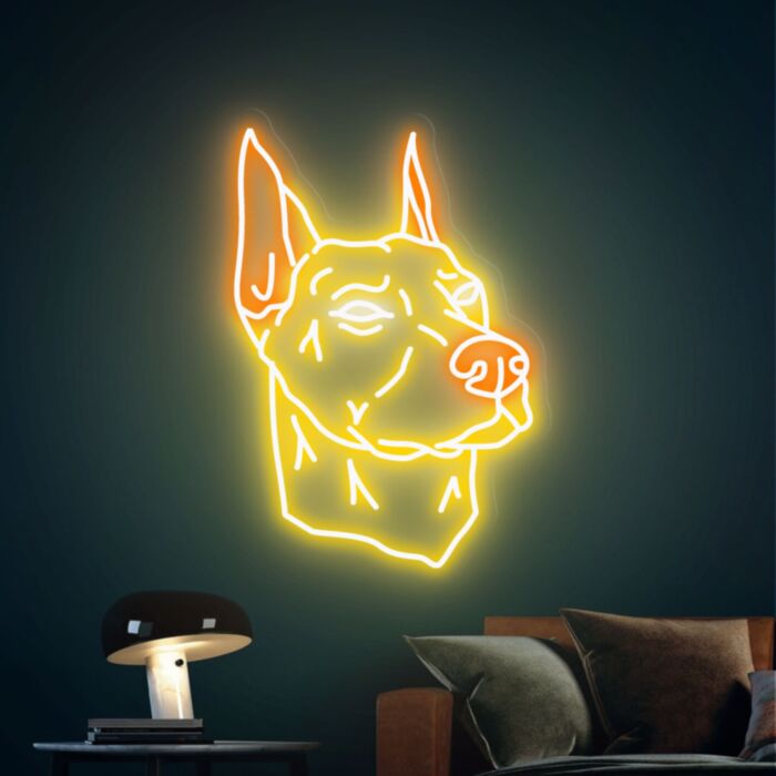 Dog Pet Shop Sign Bedroom Decor Dog Led Neon Sign