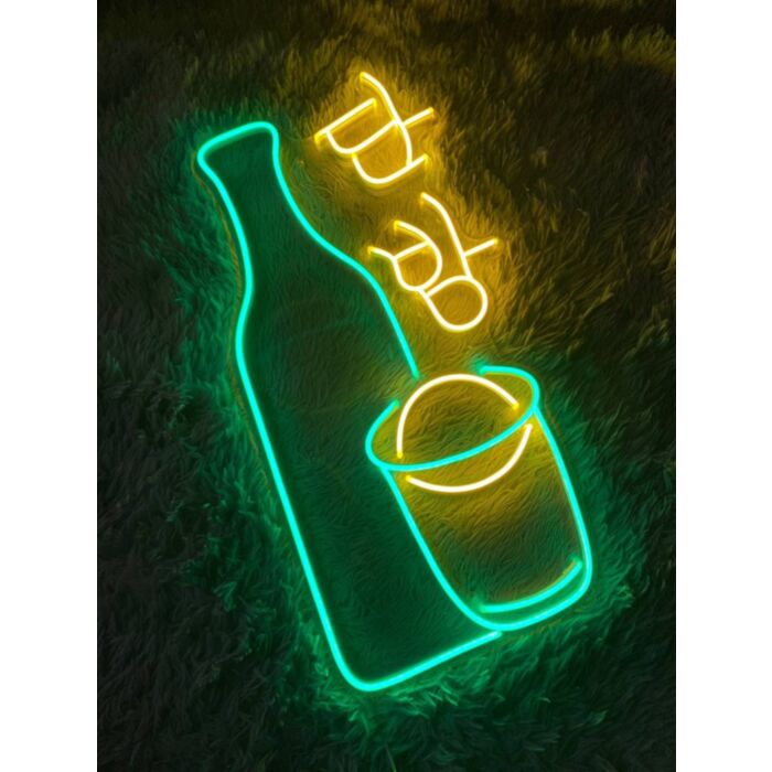 Drink Soju Logo Led Neon Sign Bar Club Soju Logo Decor Soju Restaurant ...