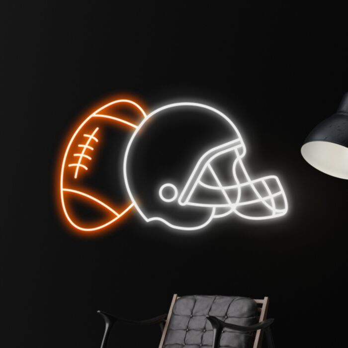 Football Led Sign Football Neon Light Football Led Light Sport Club ...