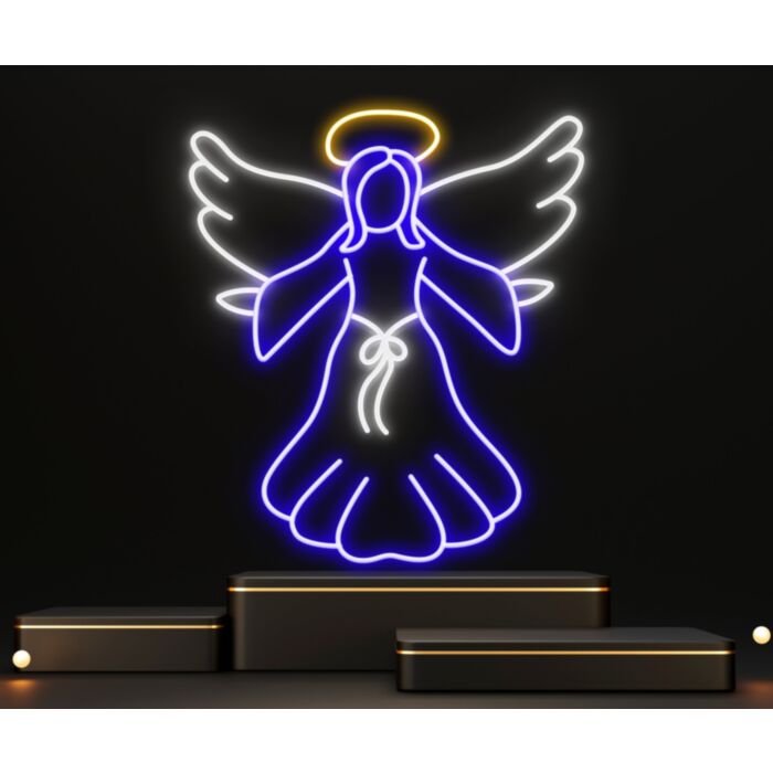 Jesus Christ Angel Wings Led Neon Sign