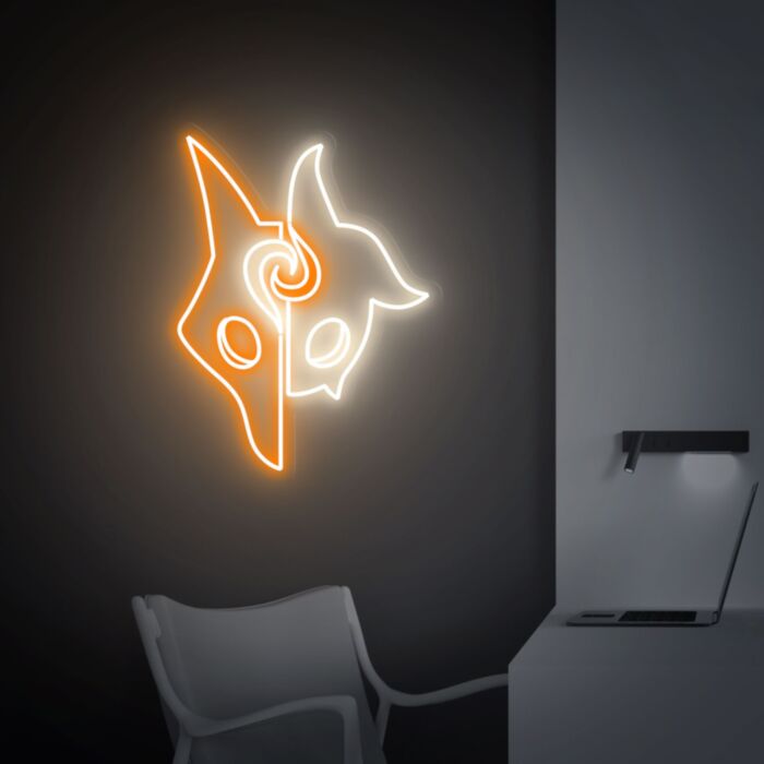 Kindred Led Neon Sign League Of Legends Art Decor Gaming Room Decor