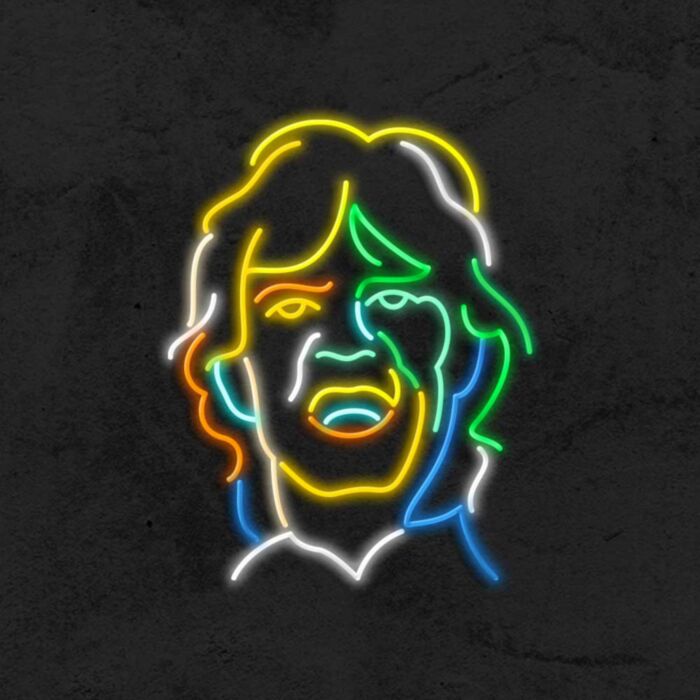 Mick Jagger Neon Sign