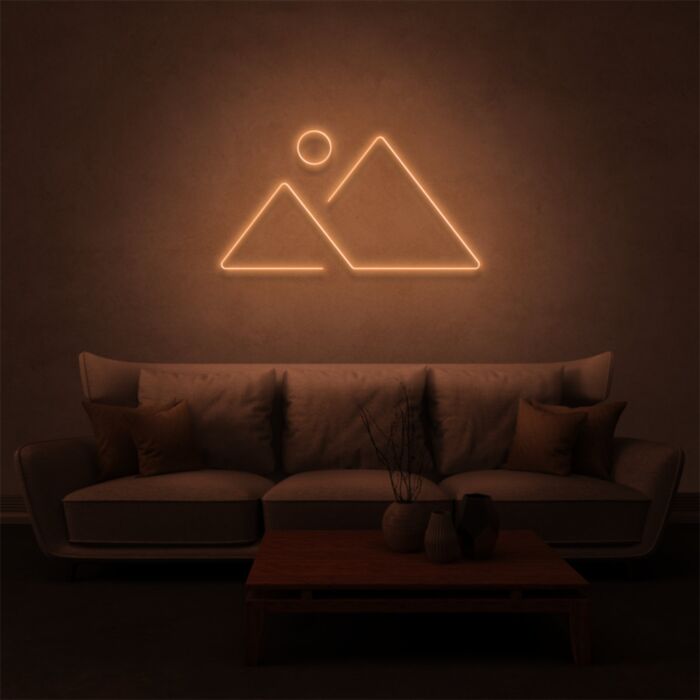 Mountain Ranges Adventure LED Neon Sign