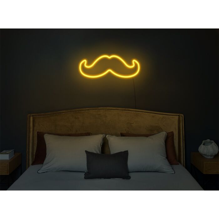 Mustache LED Neon Sign