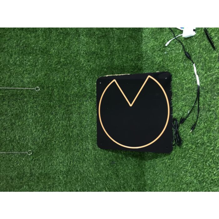 Pac Man Red Dots LED Neon Sign