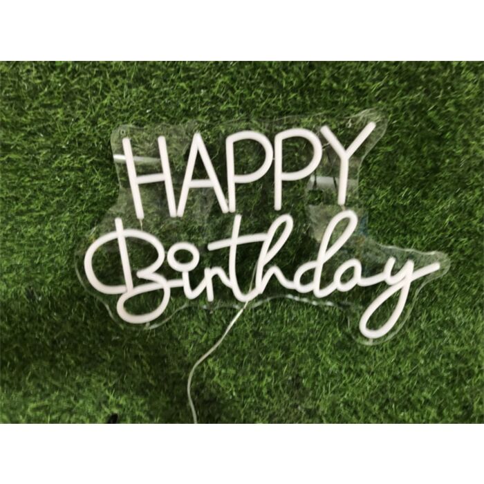 Party Decor Happy Birthday LED Neon Sign