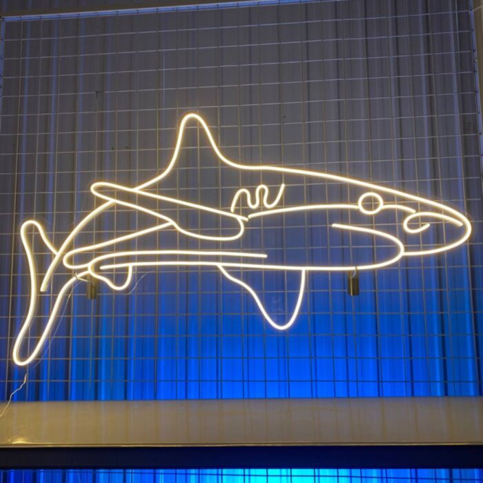 Shark Custom Led Neon Sign Sea Animal Shark Led Sign Shark Neon Light ...