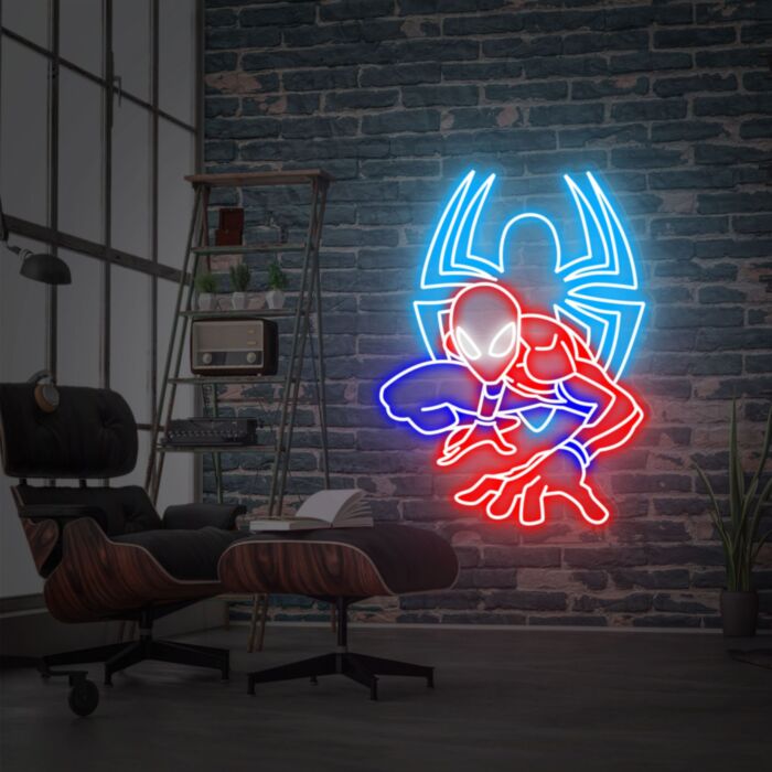 spider man wall light