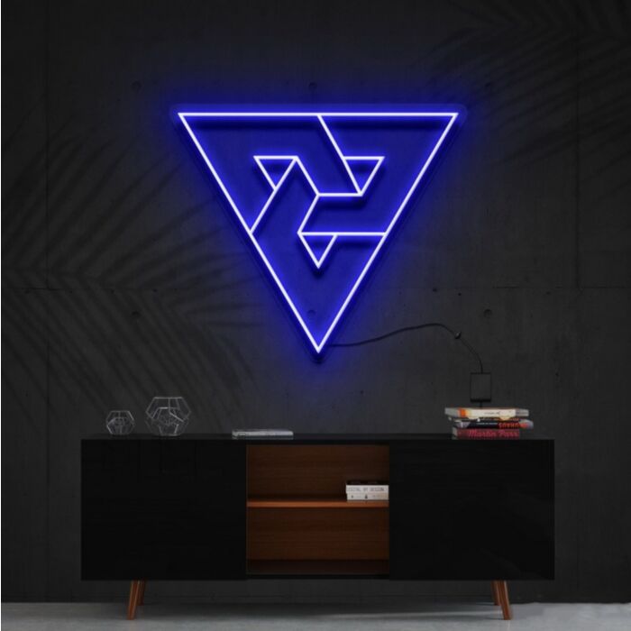 Triangles Neon Sign