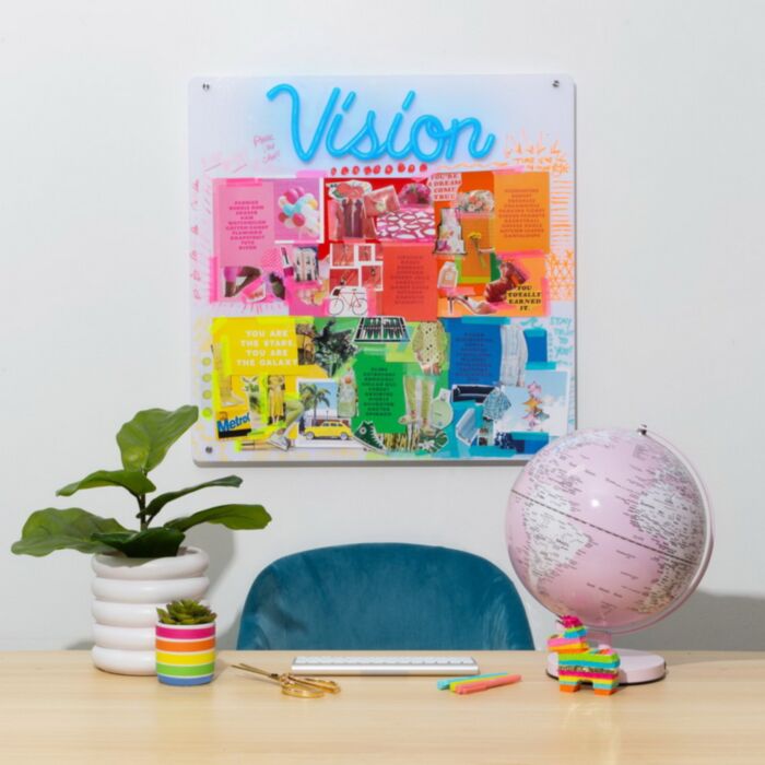 Vision Board Set Neon Sign