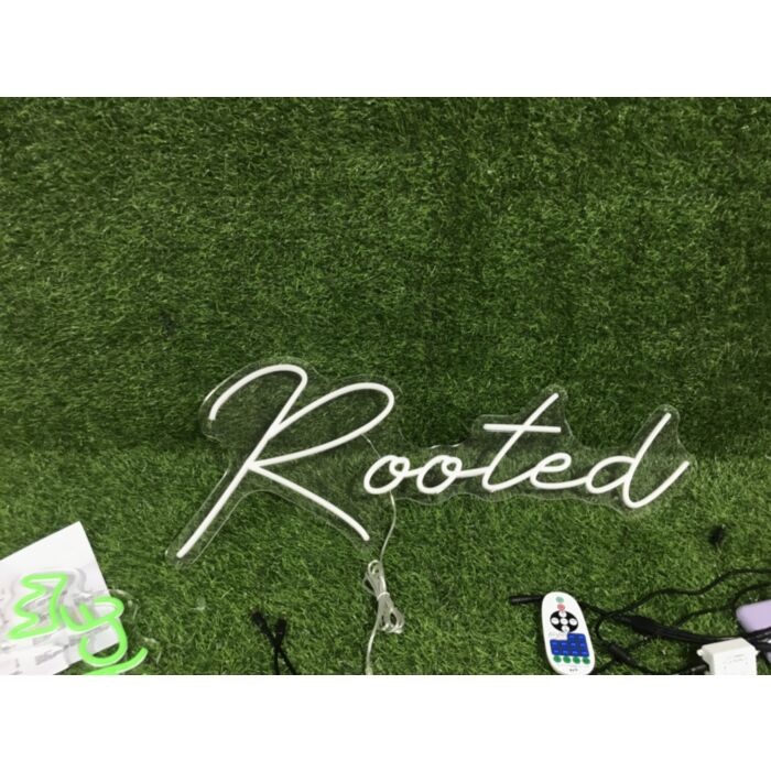 Yellow Rooted LED Neon Sign