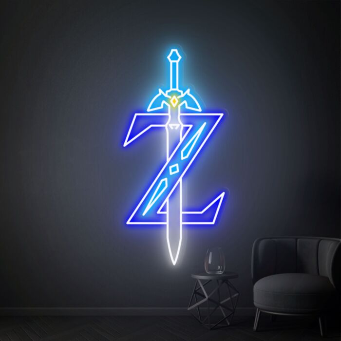 Zelda Led Neon Sign Legend Of Zelda Art Led Neon Sign