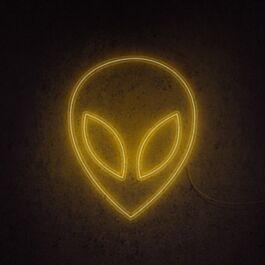 Alien Head Neon Sign
