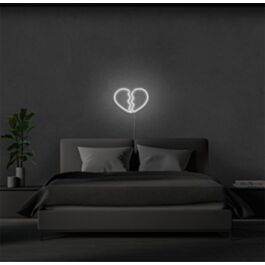 Broken Heart LED Neon Sign