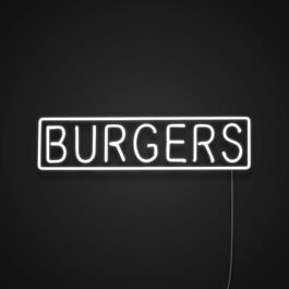 Burgers Neon Sign