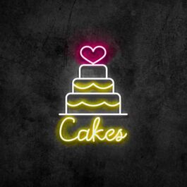 Cake Neon Sign
