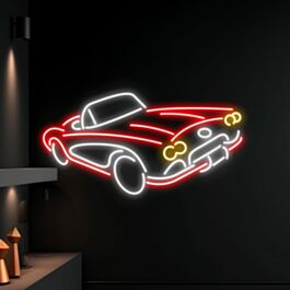 Car Lover Neon Led Light Car Led Sign Custom Car Neon Light Car Decor ...