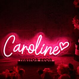 Caroline Red Neon Sign