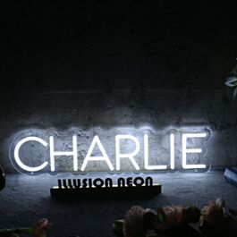 Charlie White Neon Sign