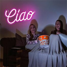 Ciao Pink LED Neon Sign
