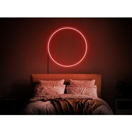 Circle neon sign ZEN circle sign Circle led sign Japanese Enso sign ...