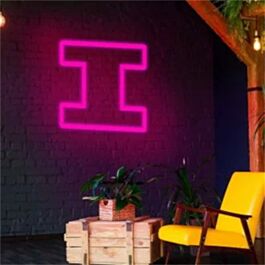 Customized LED Neon Light Letter I Birthday LED Neon Sign