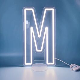 Customized LED Neon Light Letter M Birthday LED Neon Sign