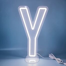 Customized LED Neon Light Letter Y Birthday LED Neon Sign