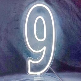 Customized LED Neon Light Number 9 Birthday LED Neon Sign