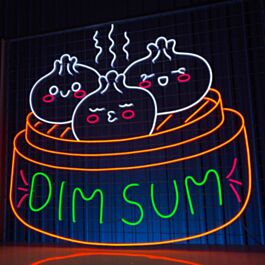 Dimsum Dumpling Led Neon Sign Dimsum Neon Led Sign