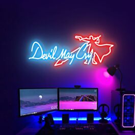 Dmc Neon Sign Devil May Cry Size And Color Neon Lights Decor Game Room ...