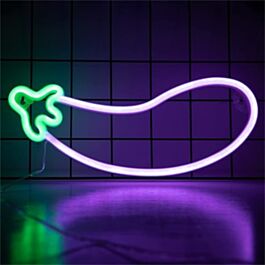 Eggplant LED Neon Lights Sign