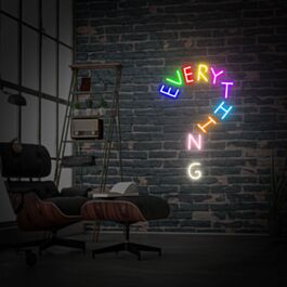 Everything Neon Sign Light Office Living Room Interior Design Neon Sign