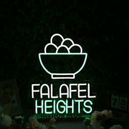 Falafel Heights Custom Neon Sign