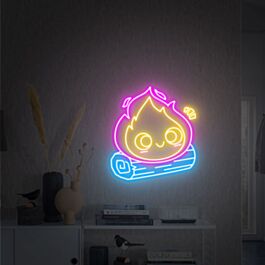 Fire Led Sign Fire Light Up Sign Bonfire Neon Sign