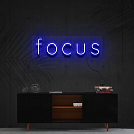 Focus Neon Sign