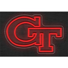 Georgia Tech Gt Logo LED Neon Sign