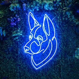 German Shepherd Neon Sign