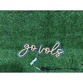 Go Vols Orange LED Neon Sign