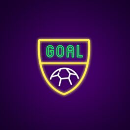 Goal Neon Sign