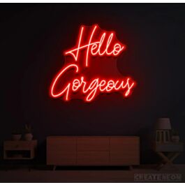 Hello Gorgeous LED Neon Sign MC10030